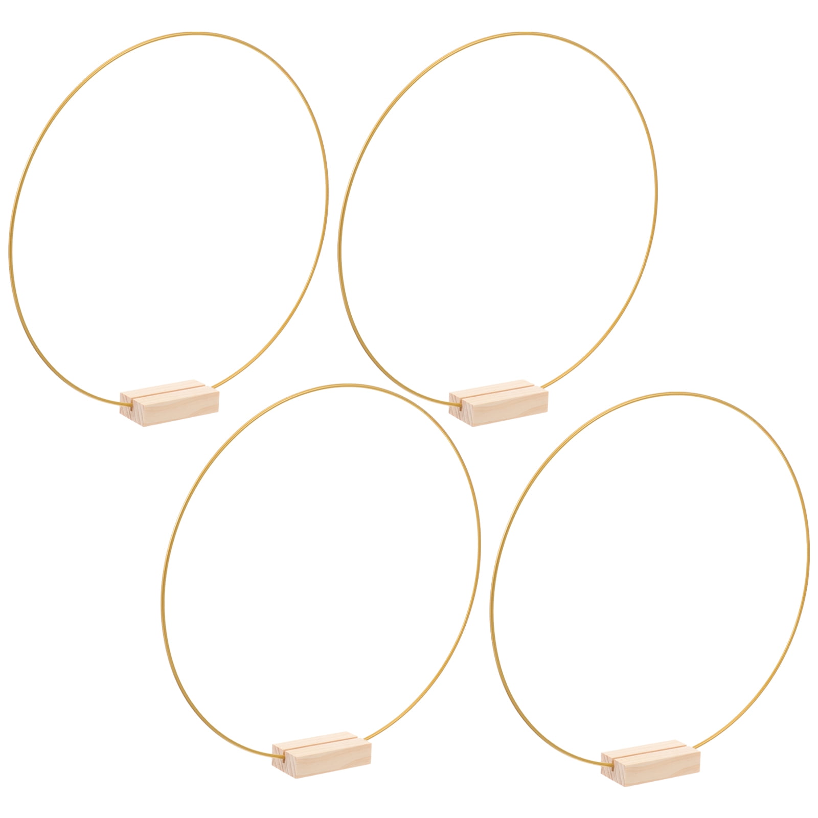 PIXNOR 4 Sets Tables Metal Wreath Centerpiece with Stand Wedding ...