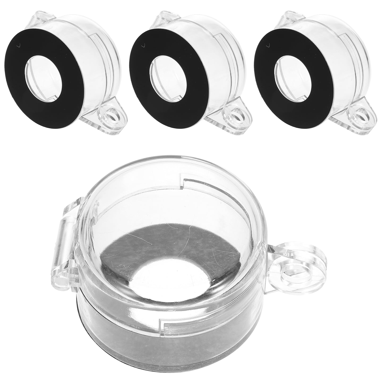 PIXNOR 4pcs Button Covers Emergency Stop Button Covers Button ...