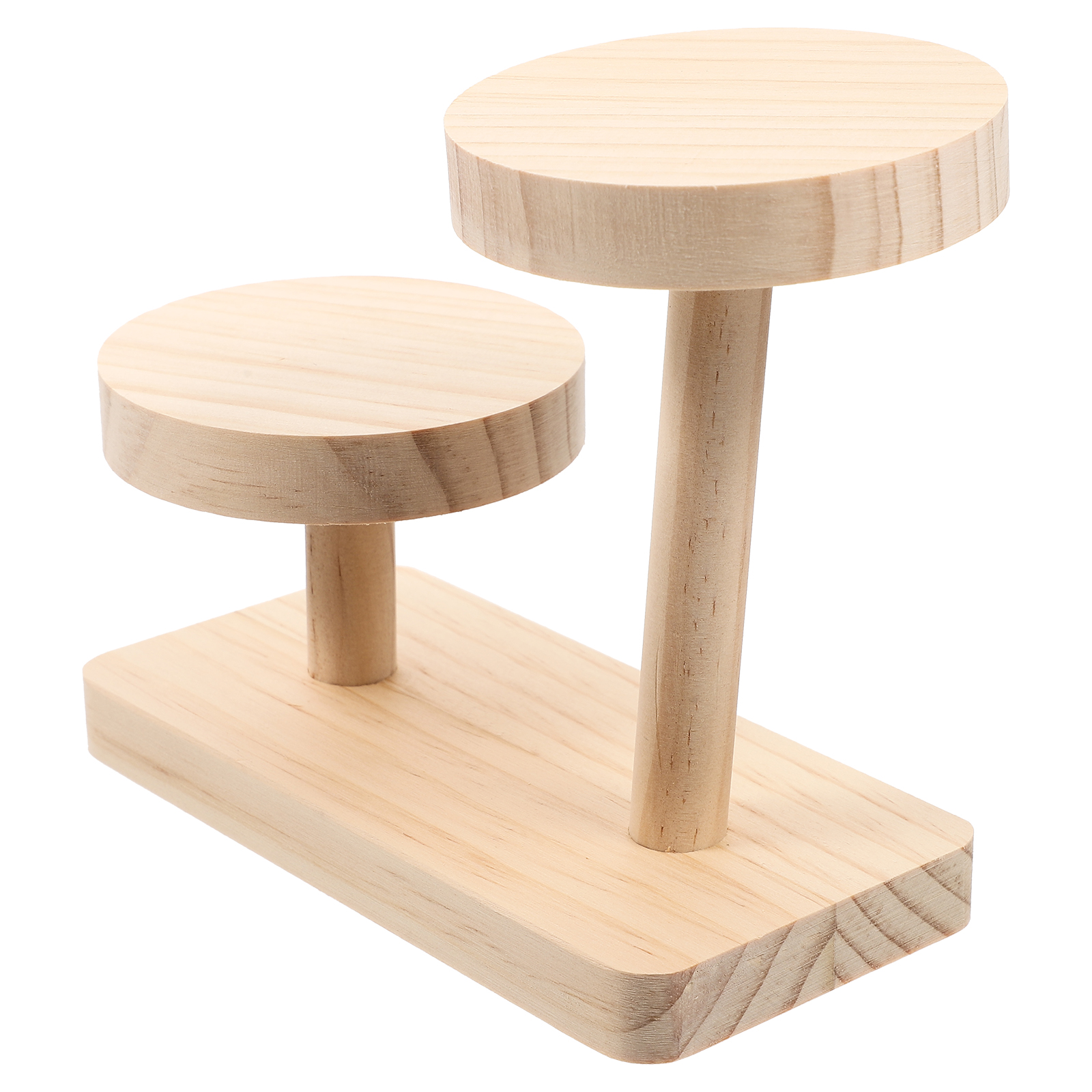 PIXNOR Art Easel Wooden Multi-layer Display Rack Tiered Display Stand ...