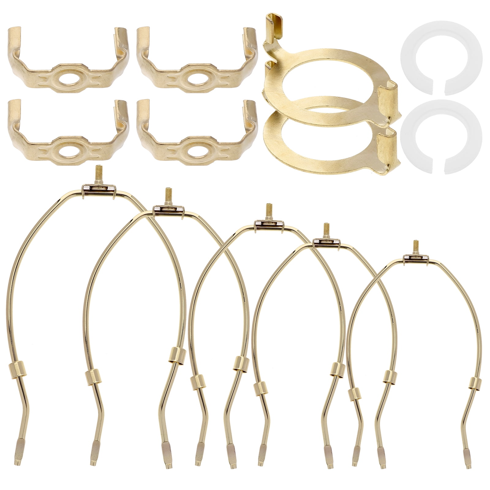 PIXNOR Lamp Shade Bracket Harp Holder Lampshades Hollow Carved Straight ...