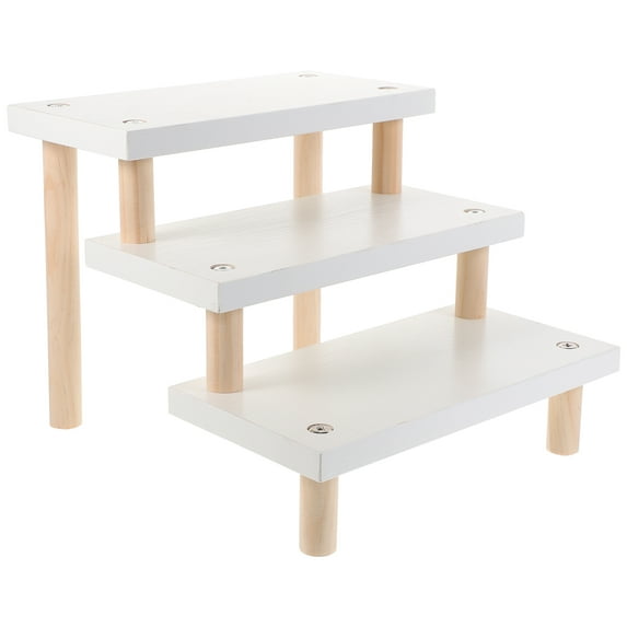 PIXNOR Solid Wood Ladder Storage Rack Easy Assembly Display Stand ...