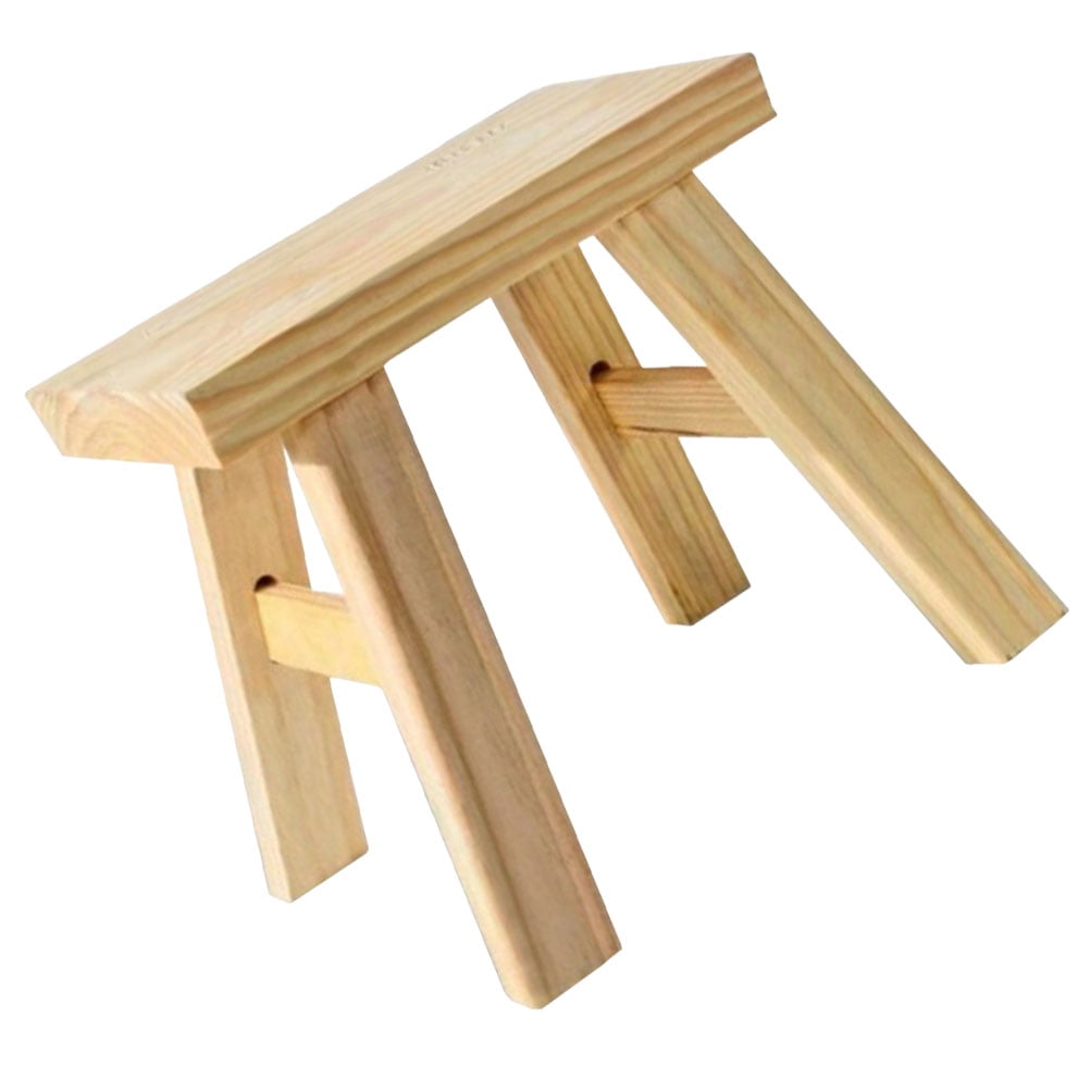 PIXNOR Toddlers Wooden Stool Children's Stool Foot Washing Stool Child ...