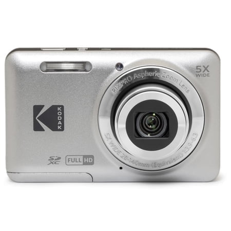 PIXPRO FZ55 Friendly Zoom Digital Camera, Silver - Walmart.com