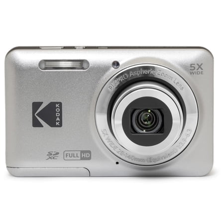 PIXPRO FZ55 Friendly Zoom Digital Camera, Silver - Walmart.com