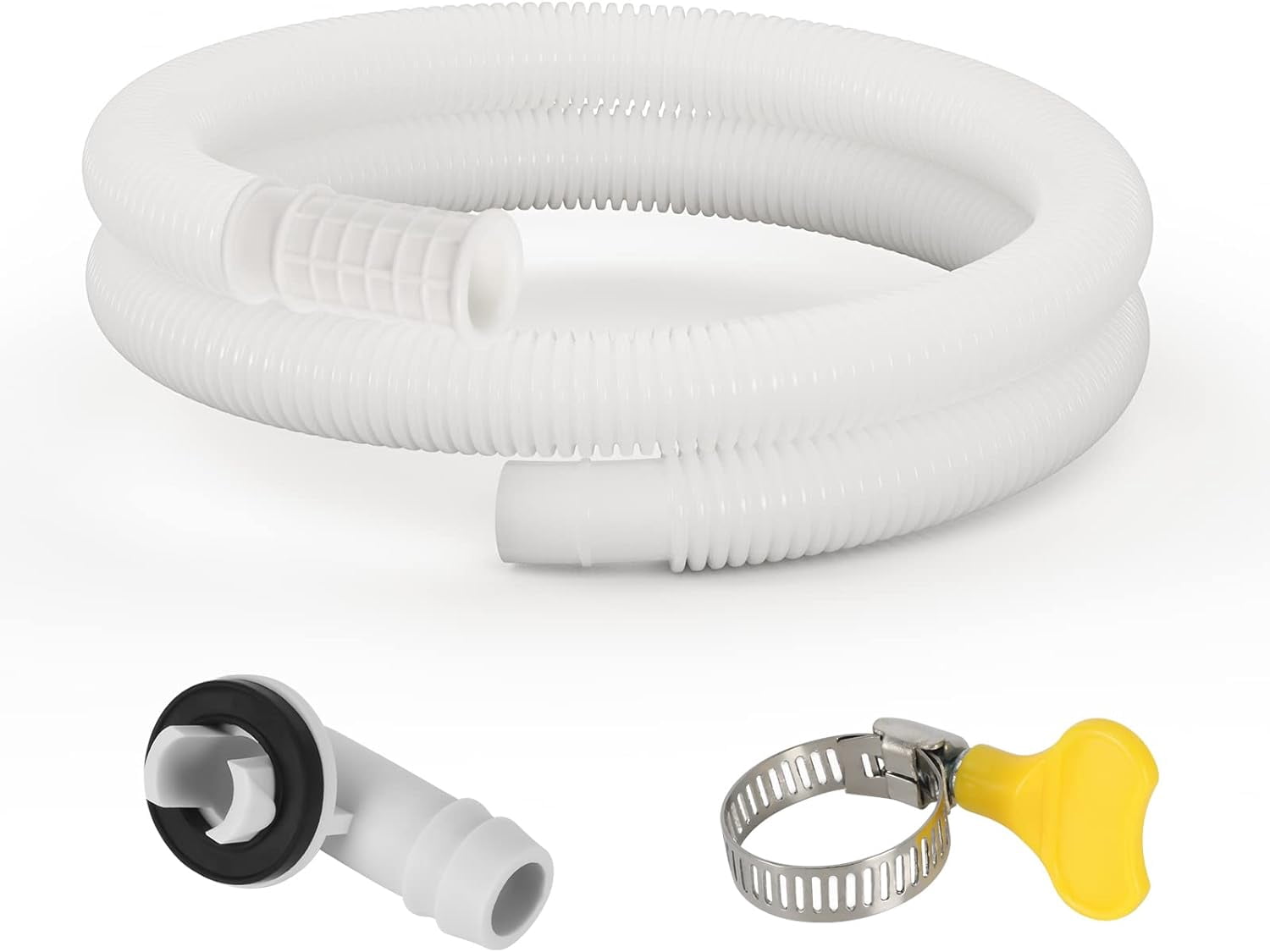 PIYING 5 Ft Air Conditioner Drain Hose Kit Plastic Tubing for AC ...