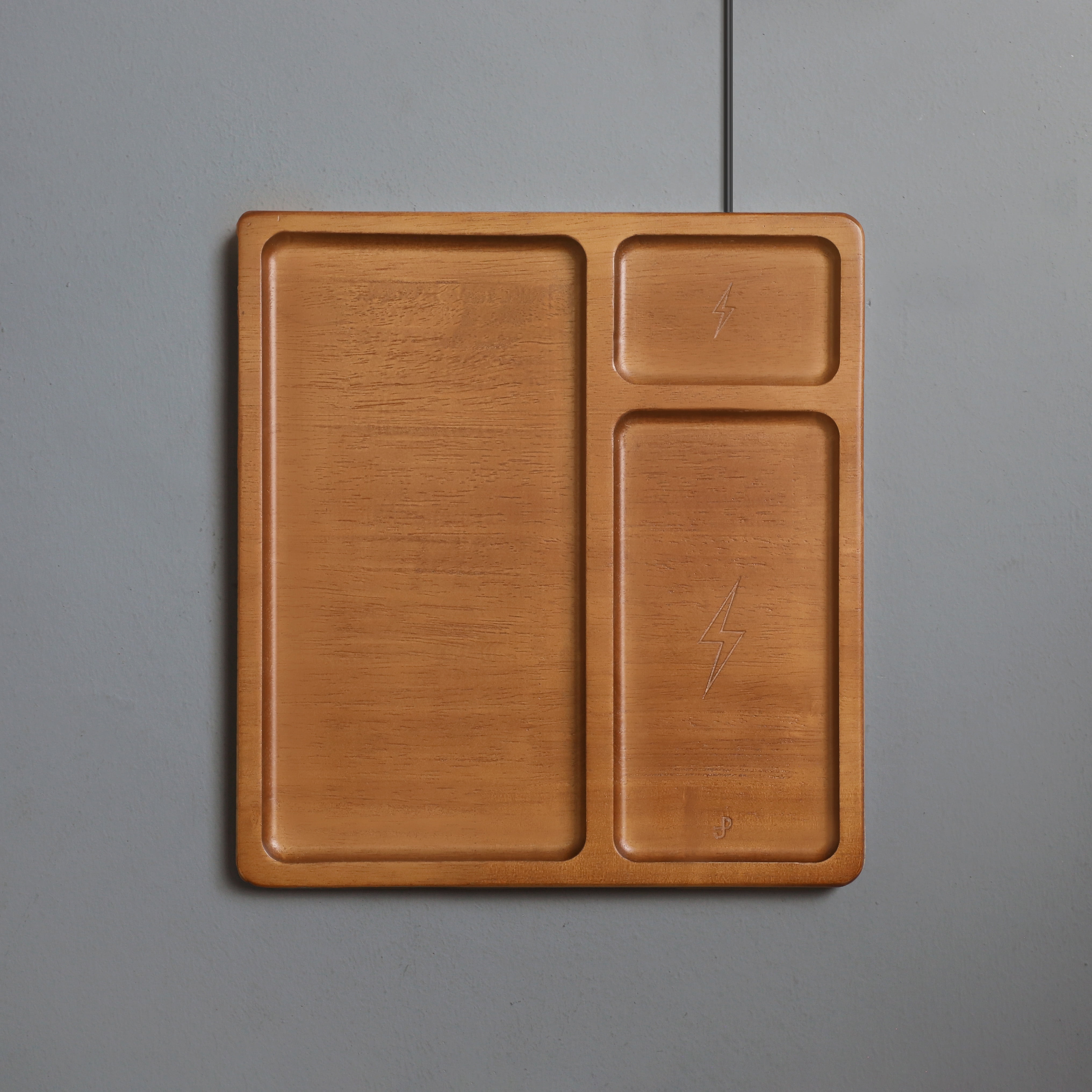 [PJ Collection] Valet Tray with Dual Wireless Charging, 5W and 15W ...