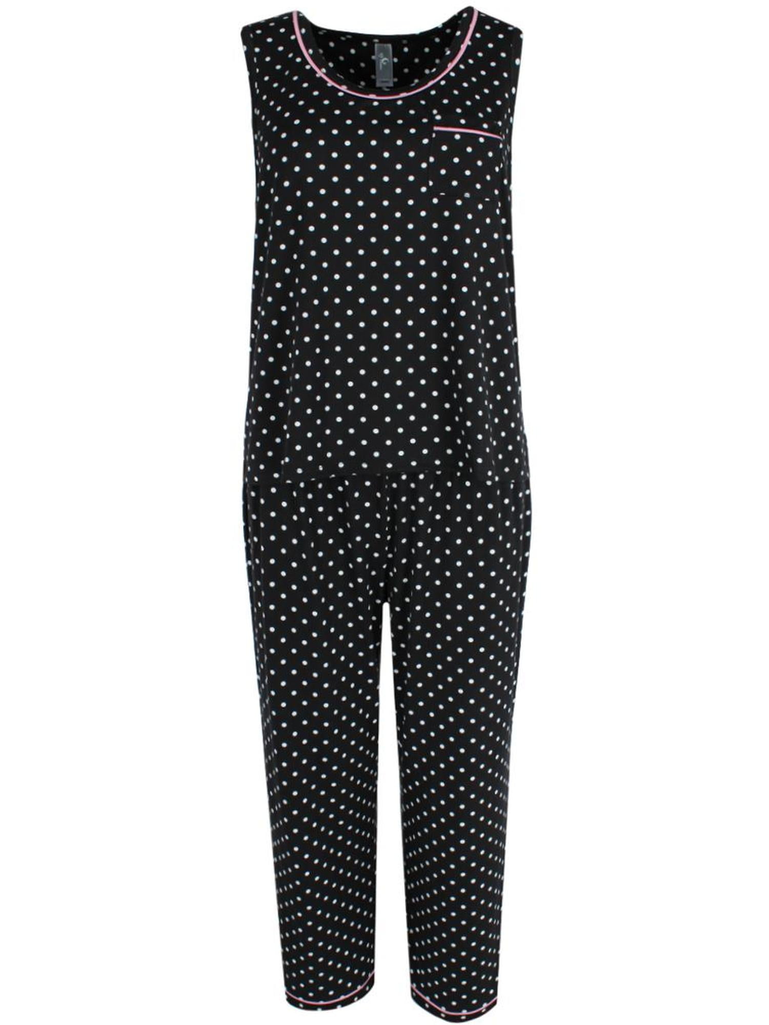 PJ Couture Sleeveless Matching Capri Pajama Set (Women) - Walmart.com