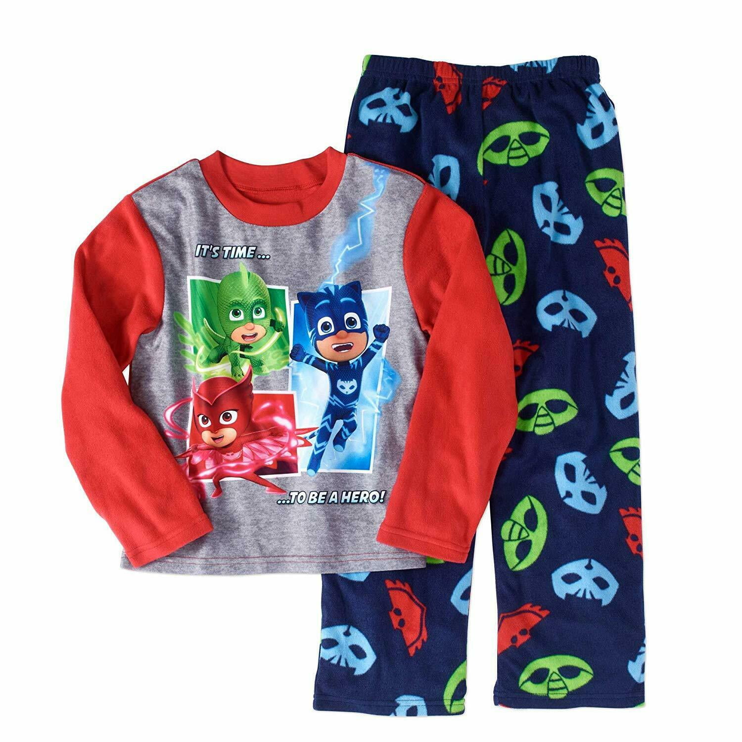 PJ Masks 2 PC Long Sleeve Pajama Set Boy Size 6 - Walmart.com
