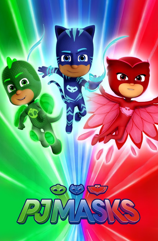 PJ Masks (2015) Poster 24x36 Animated Kids' Series Featuring Catboy ...