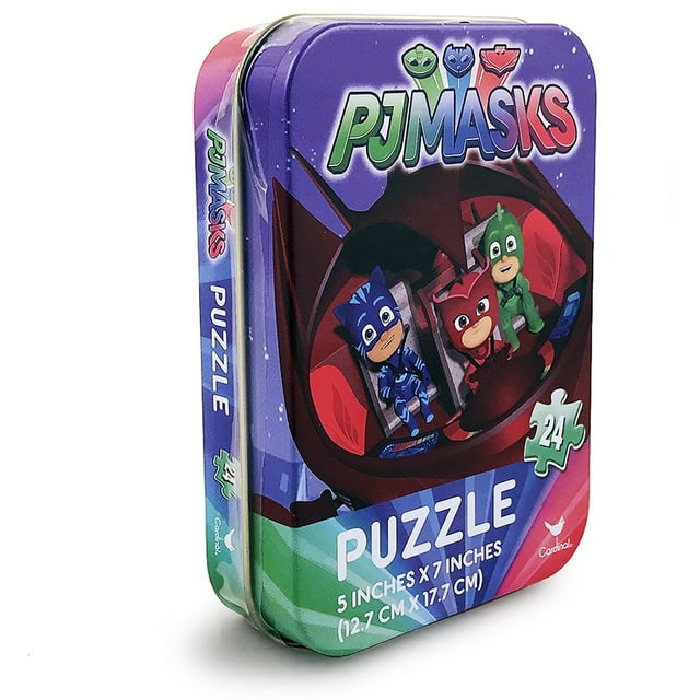 PJ Masks 24-Piece Puzzle in Mini Tin Box - Walmart.com