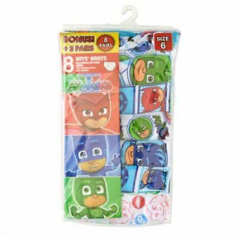 PJ Masks 8 PC Briefs Underwear Boy Size 6 - Walmart.com