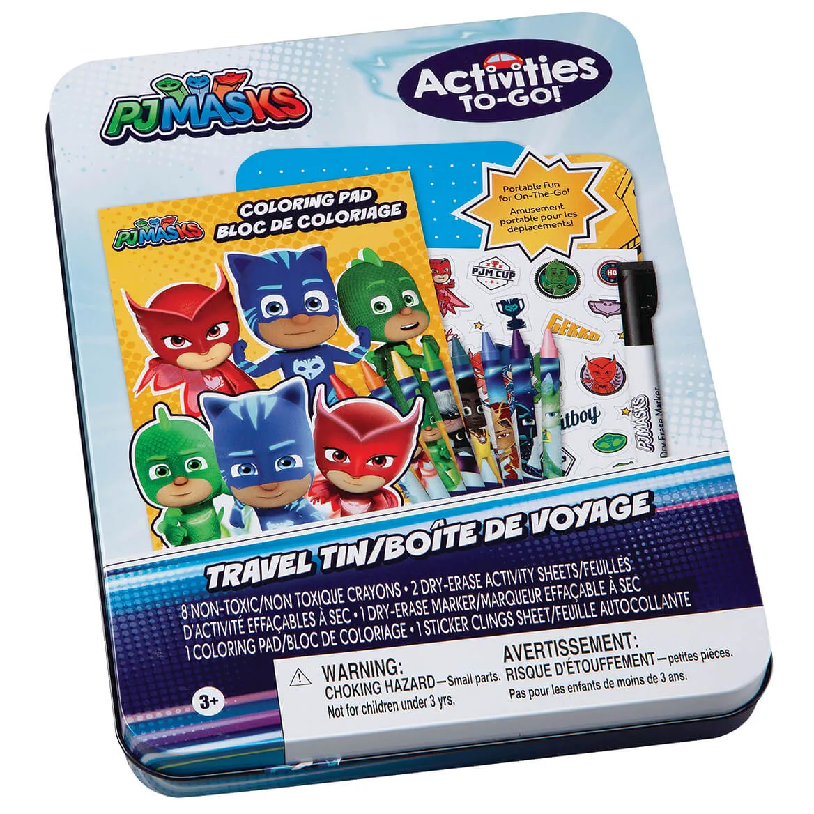 PJ Masks Activities To-Go™ Travel Tin - Walmart.com