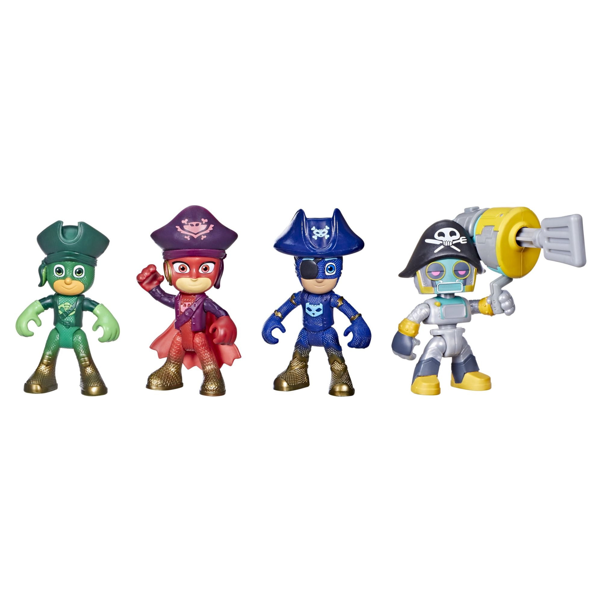 PJ Masks, Action Figure Set, Ahoy Heroes with 4 Figures and Accessory ...