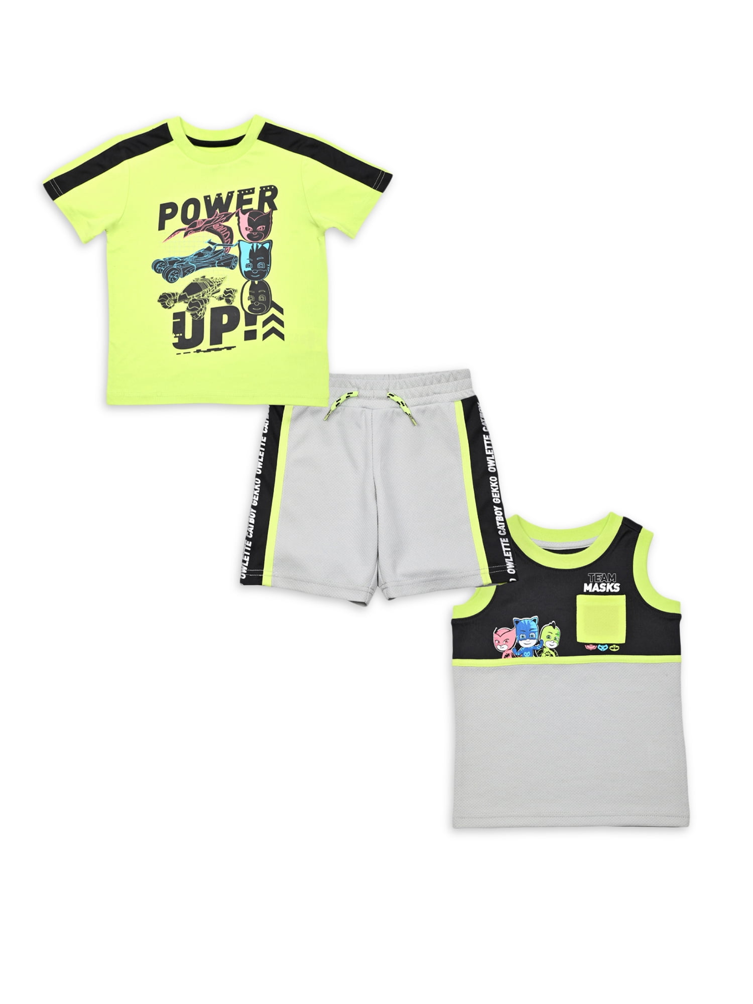 PJ Masks Baby and Toddler Boy T-Shirt, Tank Top, and Shorts Active ...