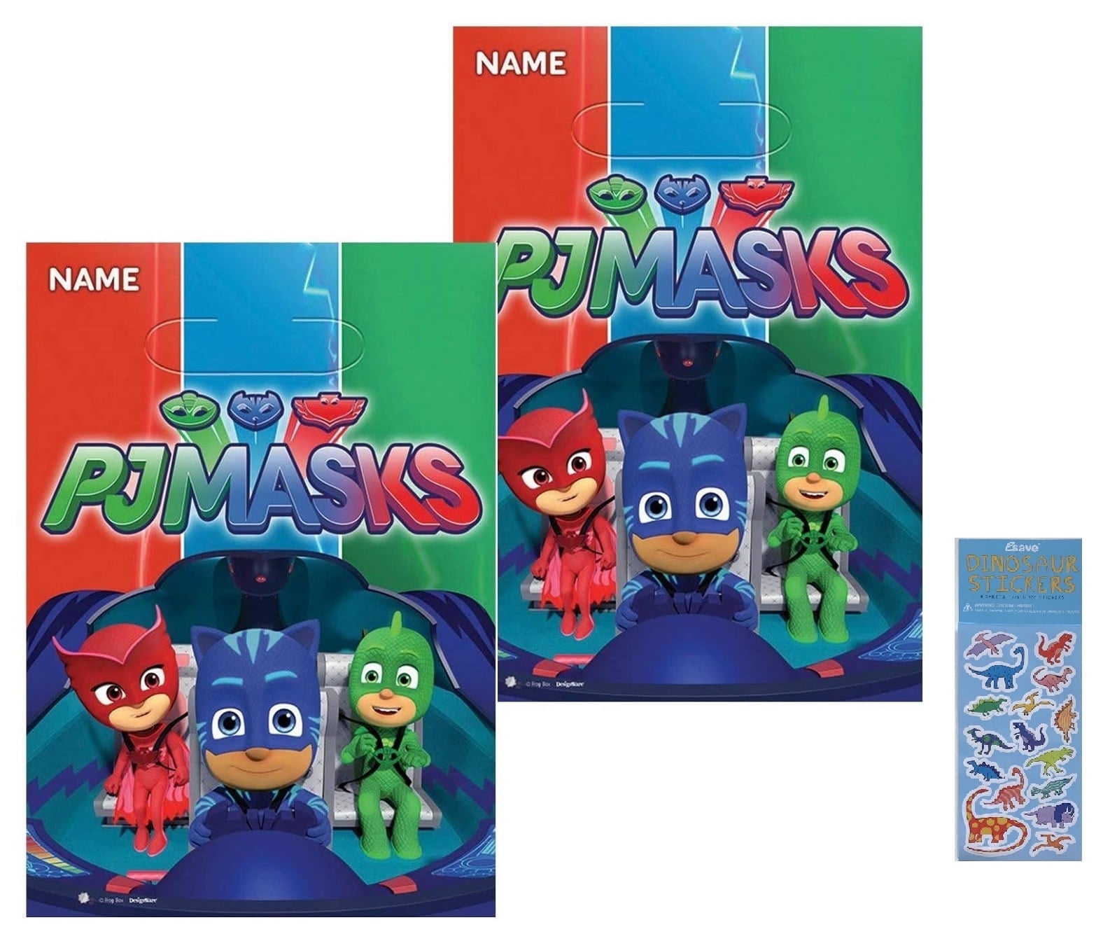 PJ Masks Birthday Party Supplies Bundle Pack includes 16 Plastic Party ...