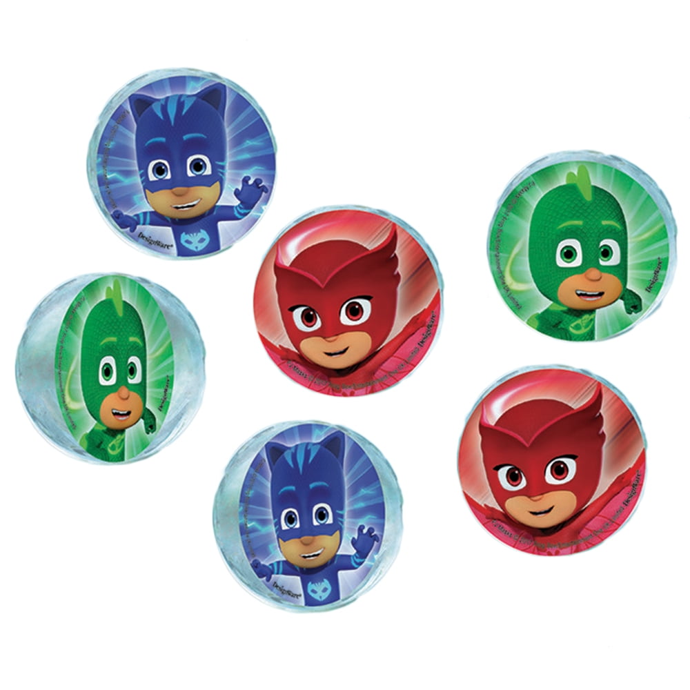 PJ Masks Bounce Balls (6 Count) - Walmart.com