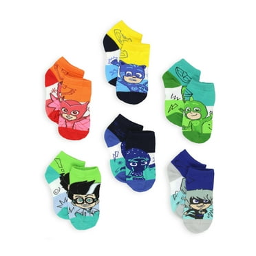 PJ Masks Boys Girls 6 pack Quarter Style Socks Set PJ062BQS - Walmart.com