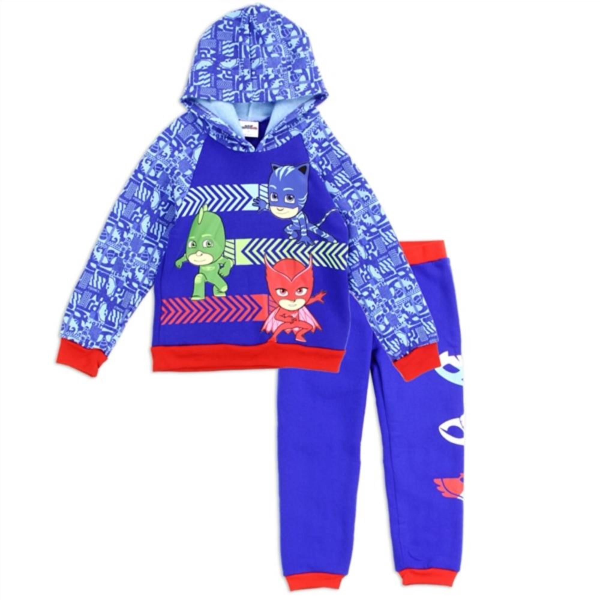PJ Masks Boys Hoodie & Jogger Set 2 PC Sizes 4-7 - Walmart.com