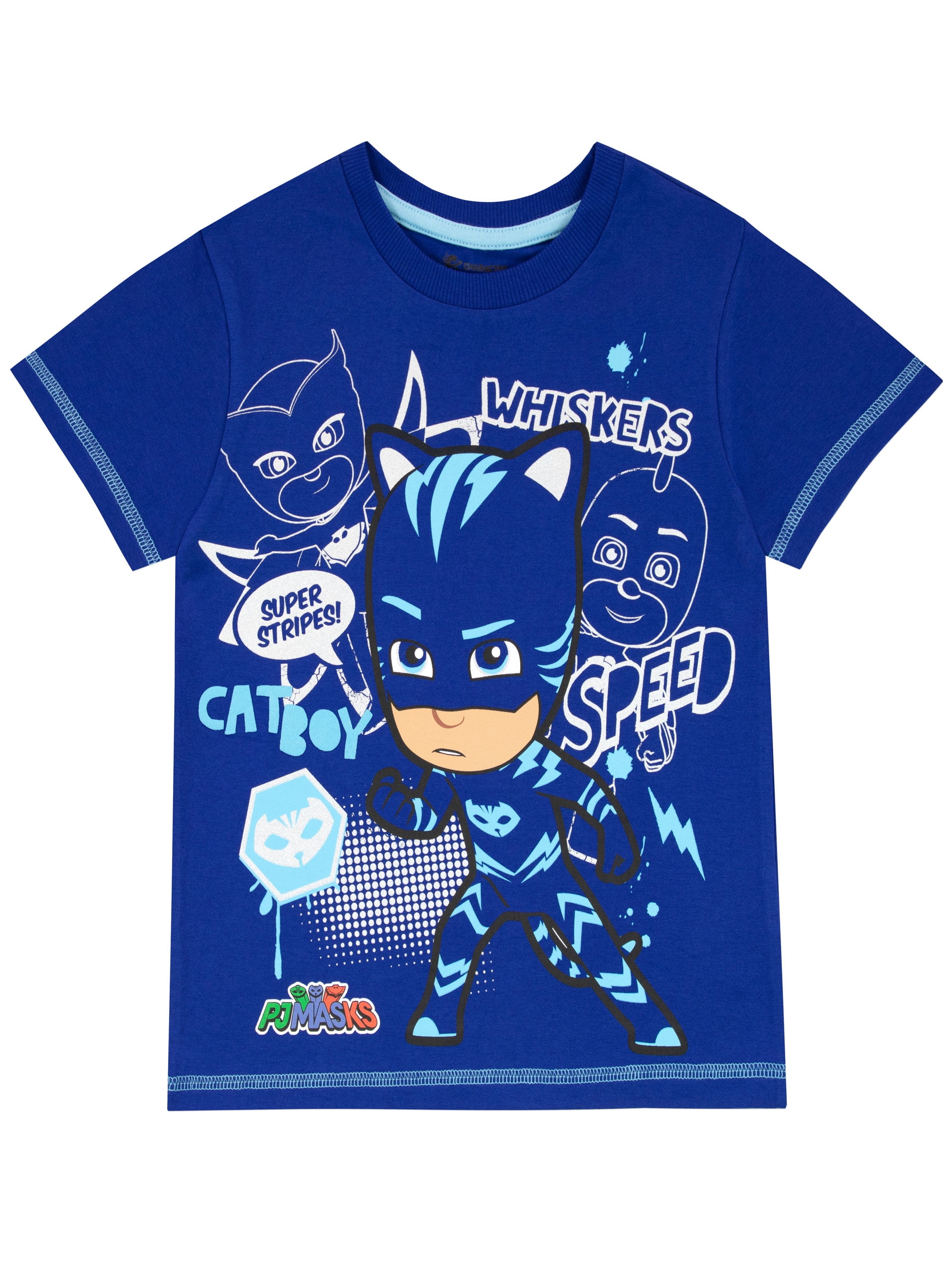 PJ Masks Boys Short Sleeve Catboy T-Shirt Sizes 4-10 - Walmart.com