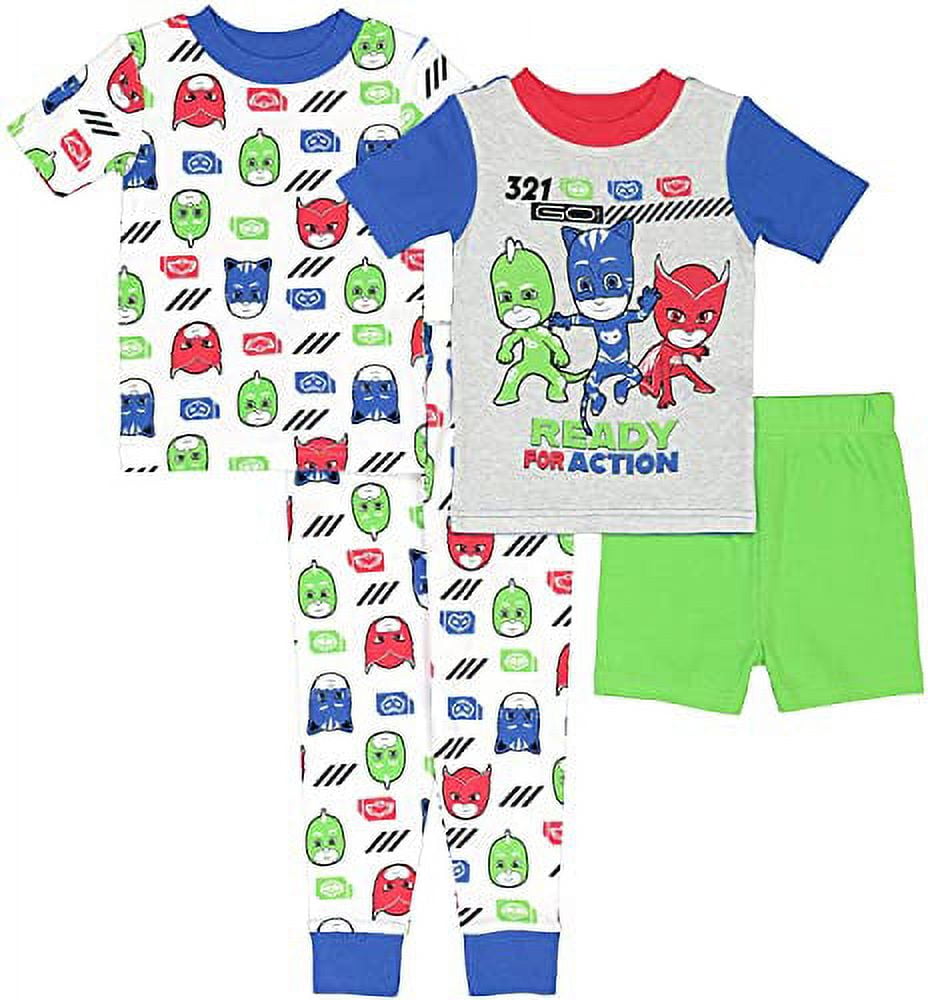 PJ Masks Boys' Snug Fit Cotton Pajamas - Walmart.com