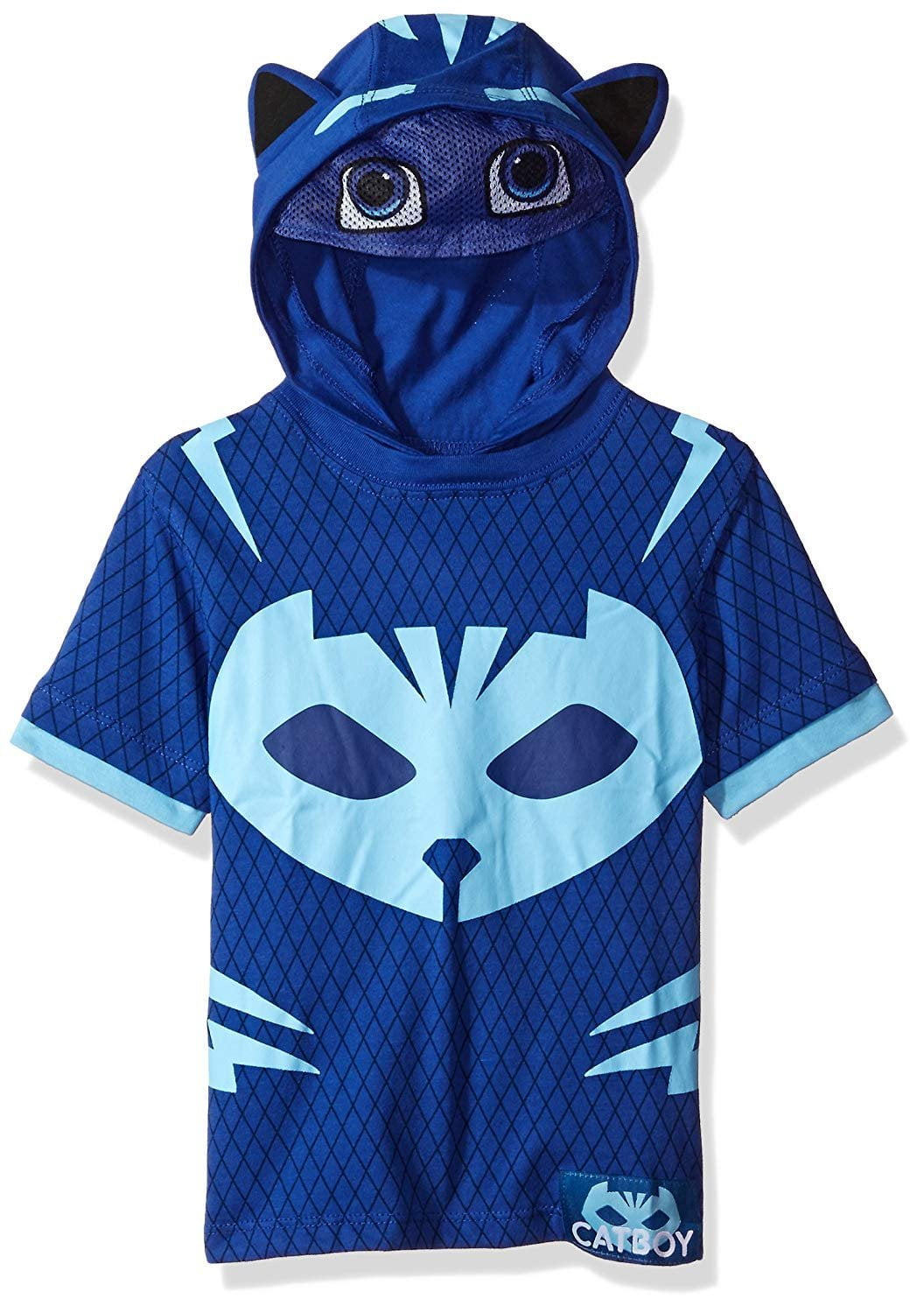 PJ Masks Boys' Toddler Gekko and Catboy Costume Hoodie Sweatshirt with ...