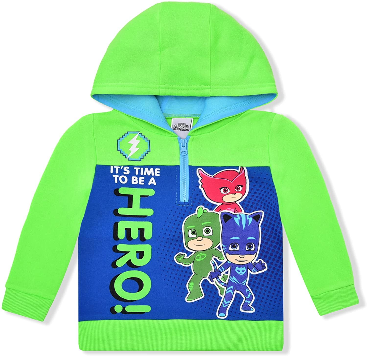 PJ Masks Catboy, Gekko and Owlette Boys Single Character Half Zip Up ...
