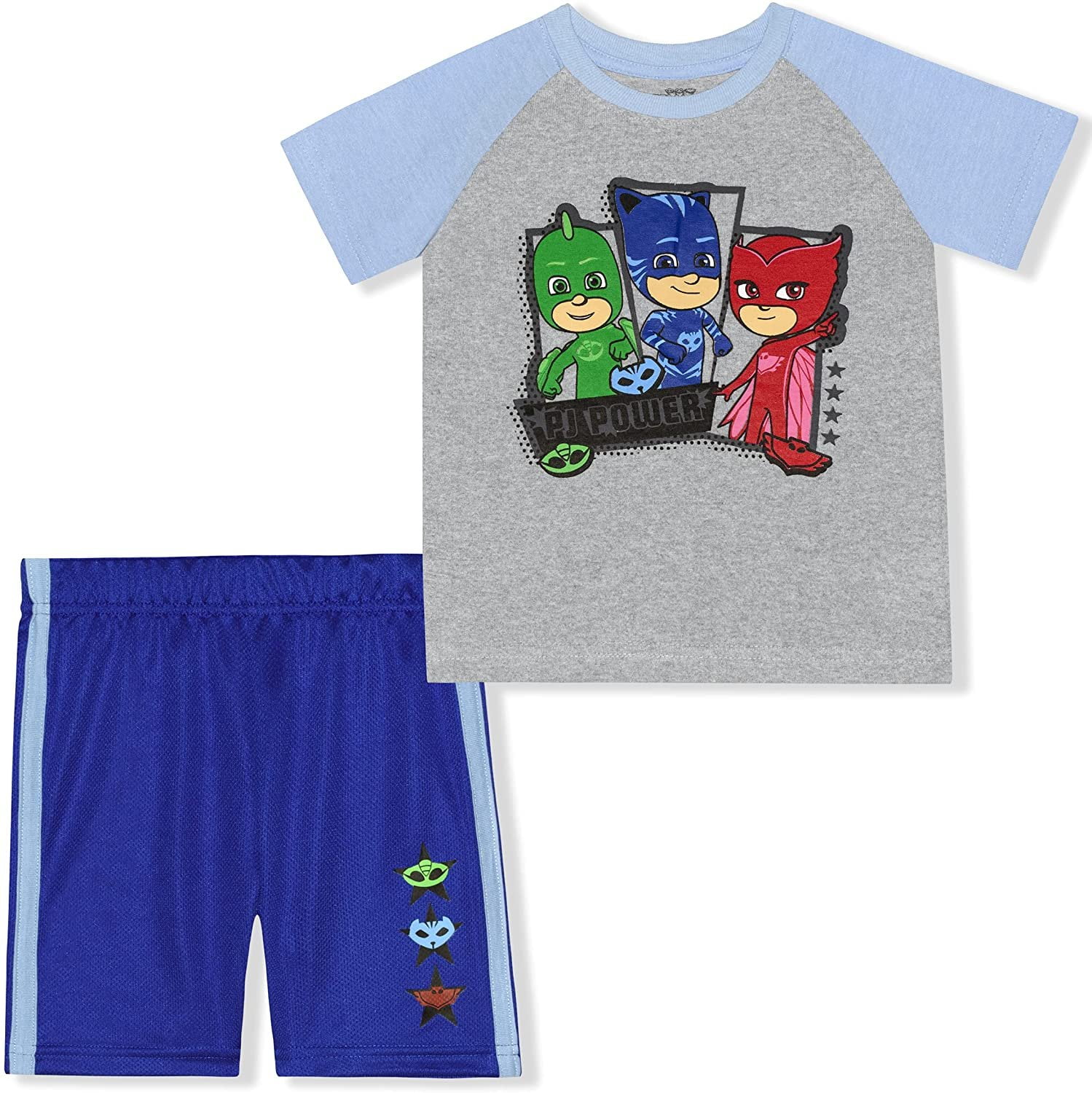 PJ Masks Catboy, Owlette and Gekko Boys 2 Piece Character Short Set ...