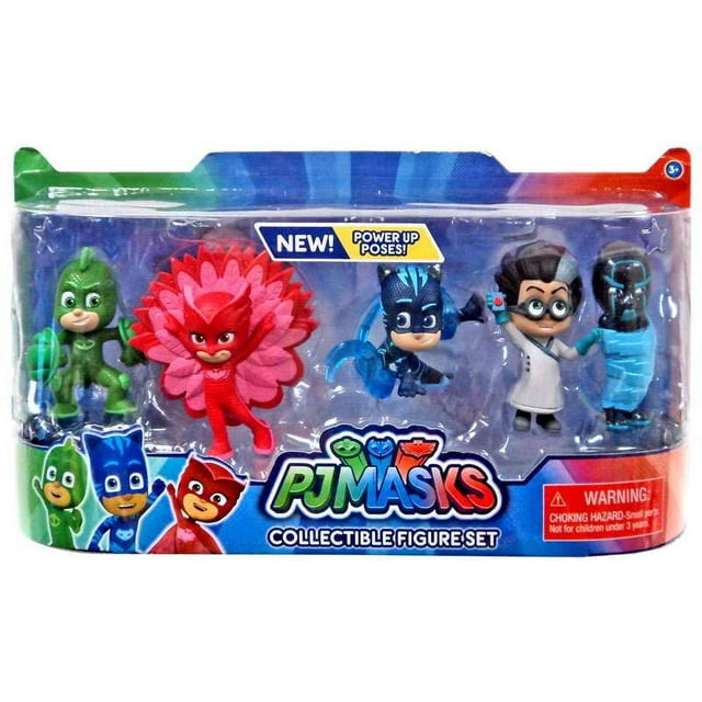 PJ Masks Action Power Heroes Toy - Collectible Figure Set with Villains ...
