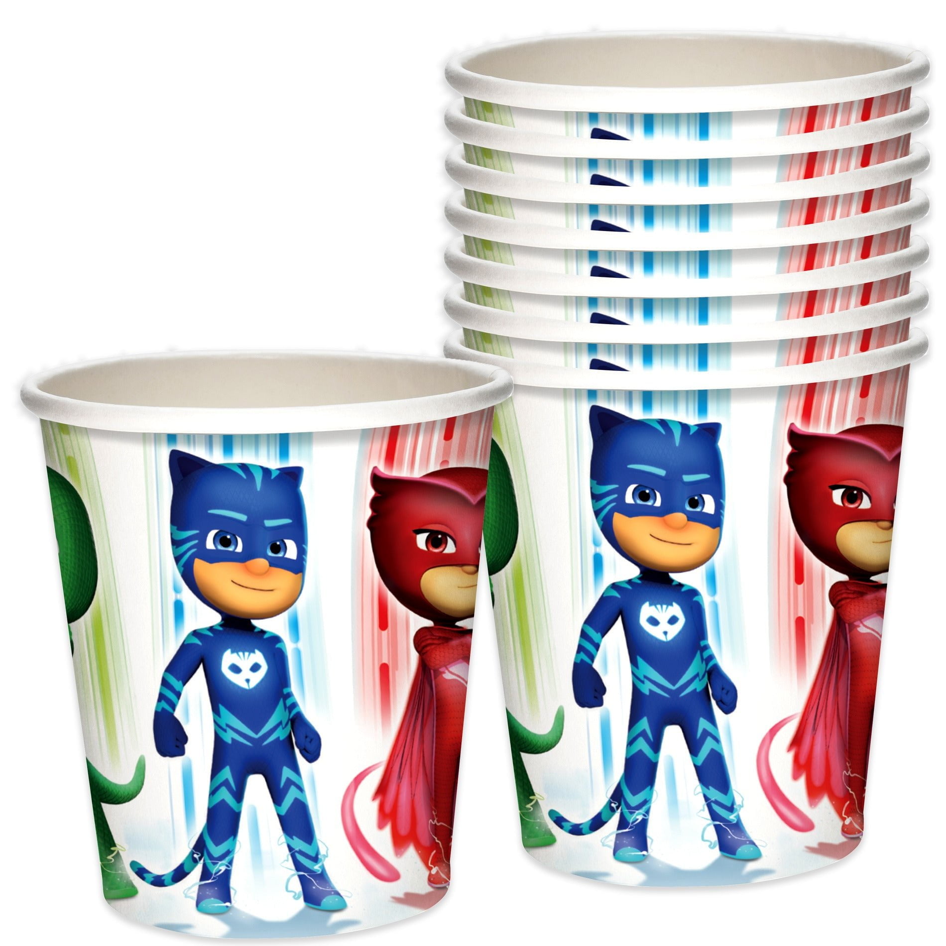 PJ Masks Cups 9oz 16 Count - PJ Masks Party Supplies - Walmart.com