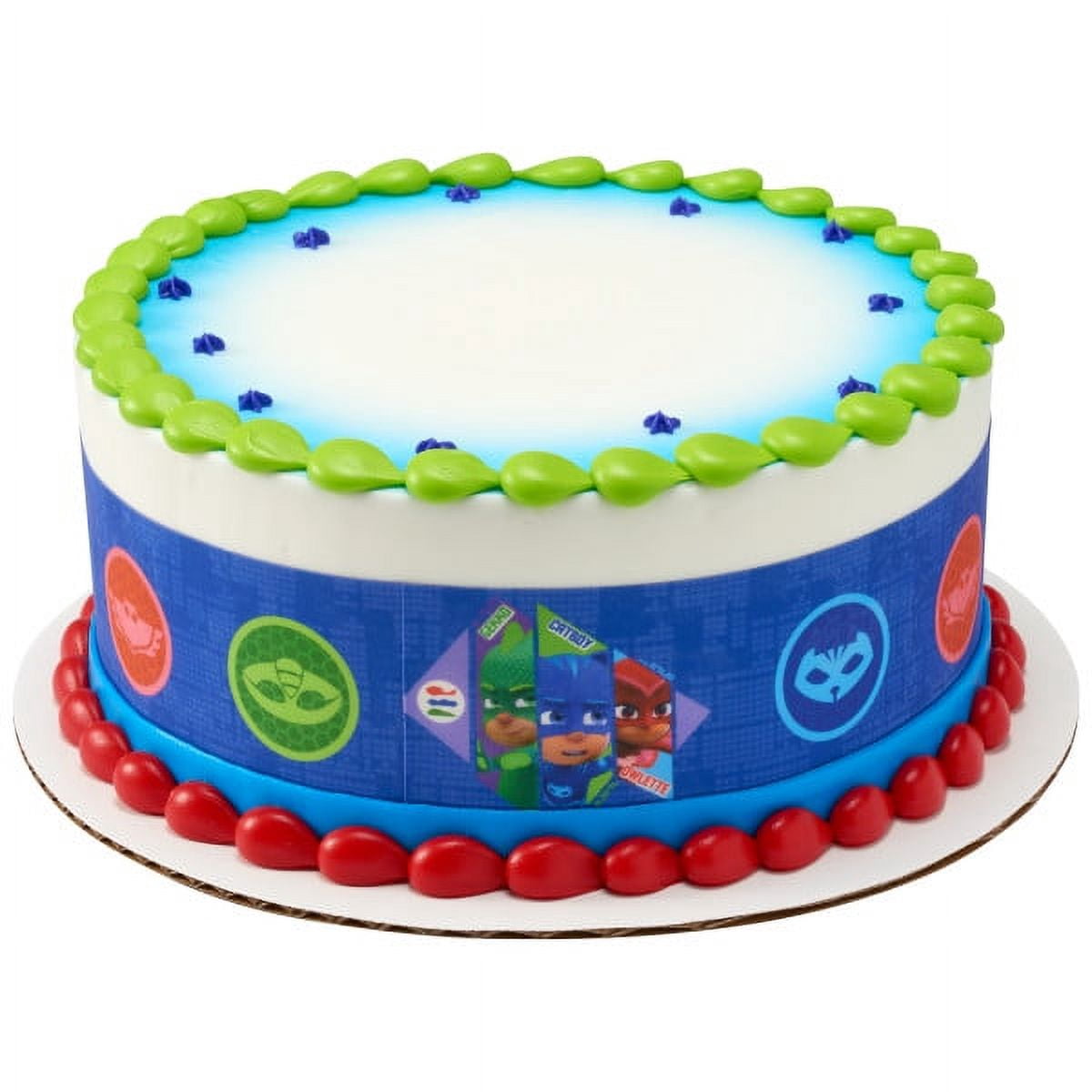 PJ Masks Edible Cake Topper Image Strips - Walmart.com