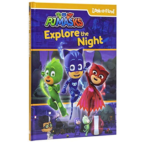 Pre-Owned PJ Masks - Explore the Night Look and Find Activity Book PI ...