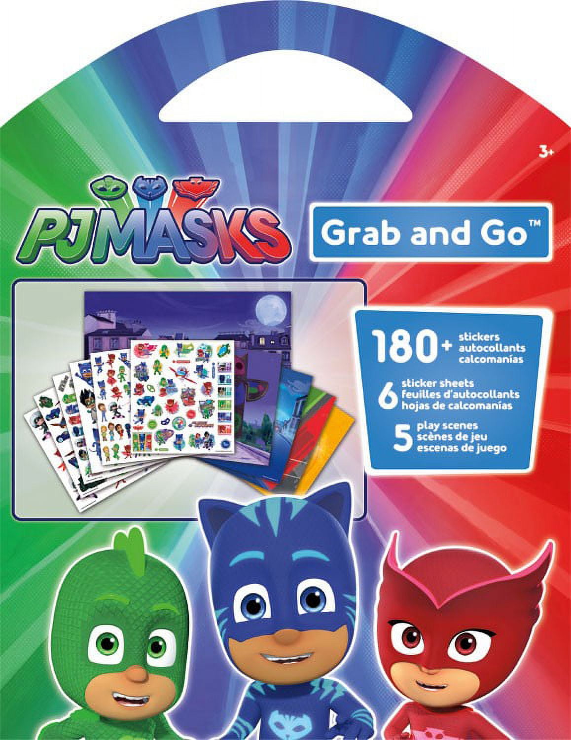 PJ Masks Grab & Go Stickers - Walmart.com