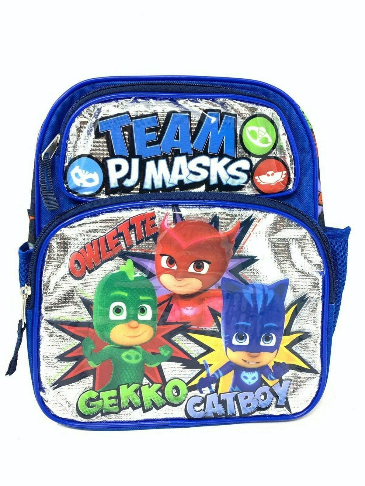 PJ Masks Large 12" Mid Size Backpack - Team PJ Masks - Walmart.com