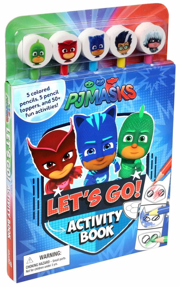 PJ Masks Let's Go Activity Book (Hardcover) - Walmart.com