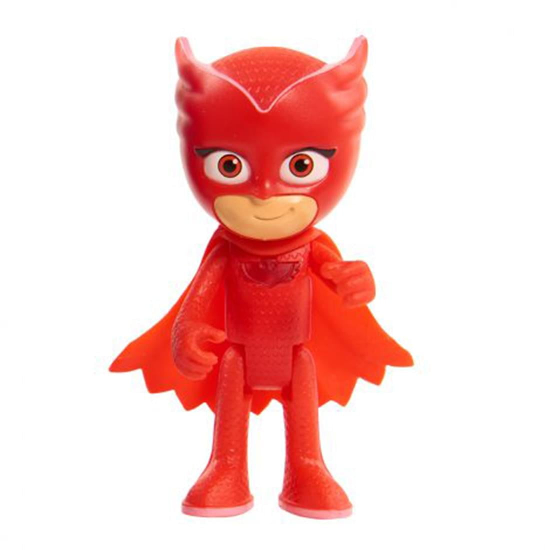 PJ Masks, Light Up 3" Figure, Owlette, Amulet Glow and Action Poses ...