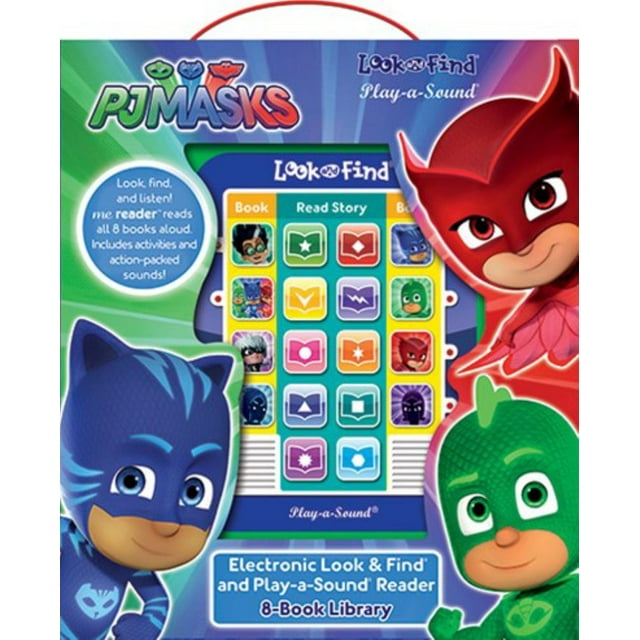 PJ Masks Reading Learning Talking Touch Teach: Me Reader 8-Book Library ...