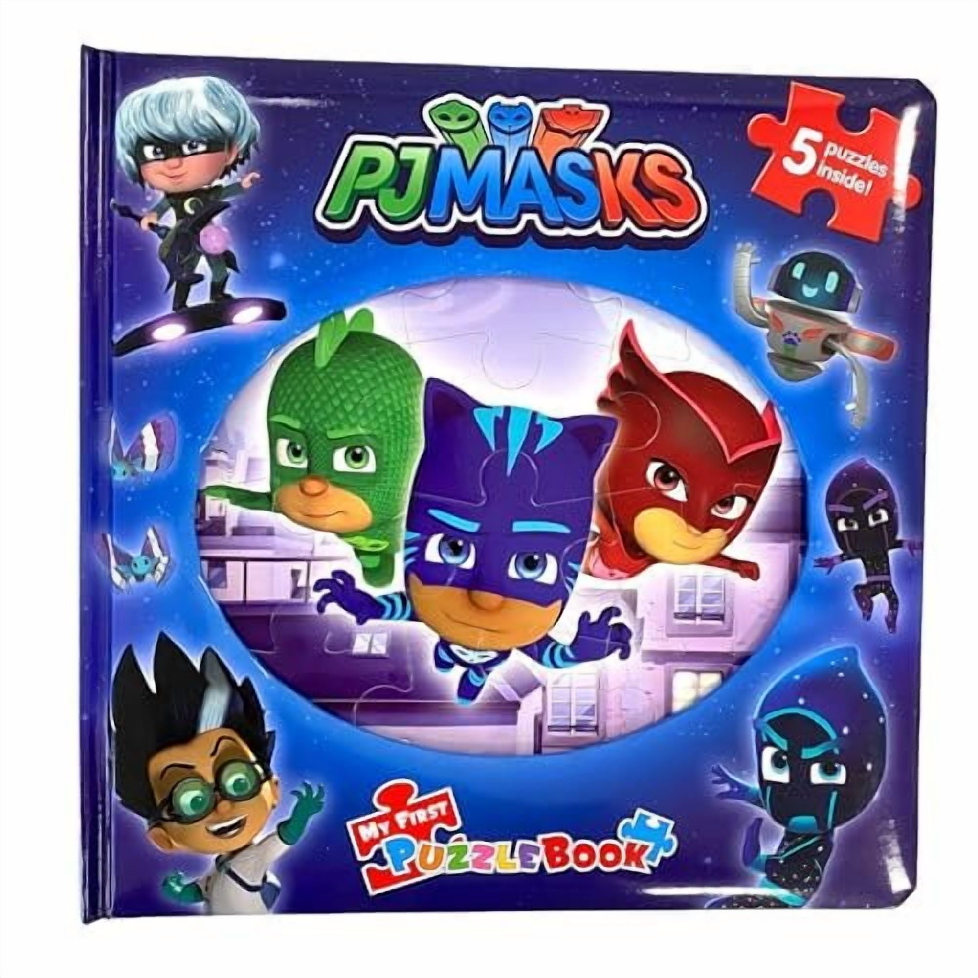 PJ Masks My First Puzzle Book - Jigsaw Puzzles for kids, 10-page board ...