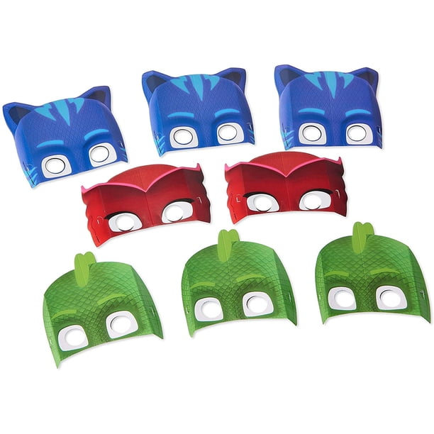 PJ Masks Paper Masks (8 Count) - Walmart.com