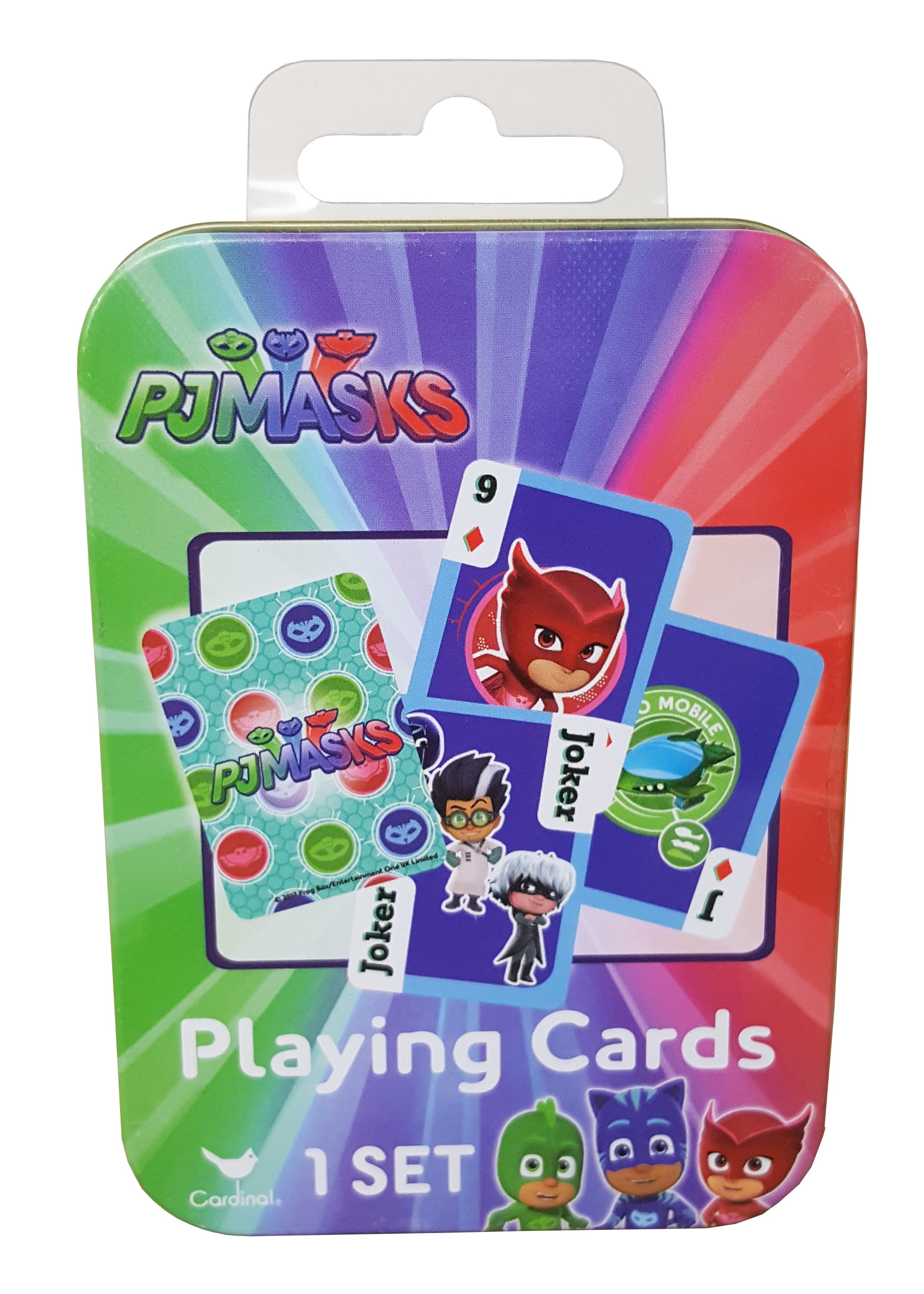PJ Masks Playing Cards in Mini Tin - Walmart.com