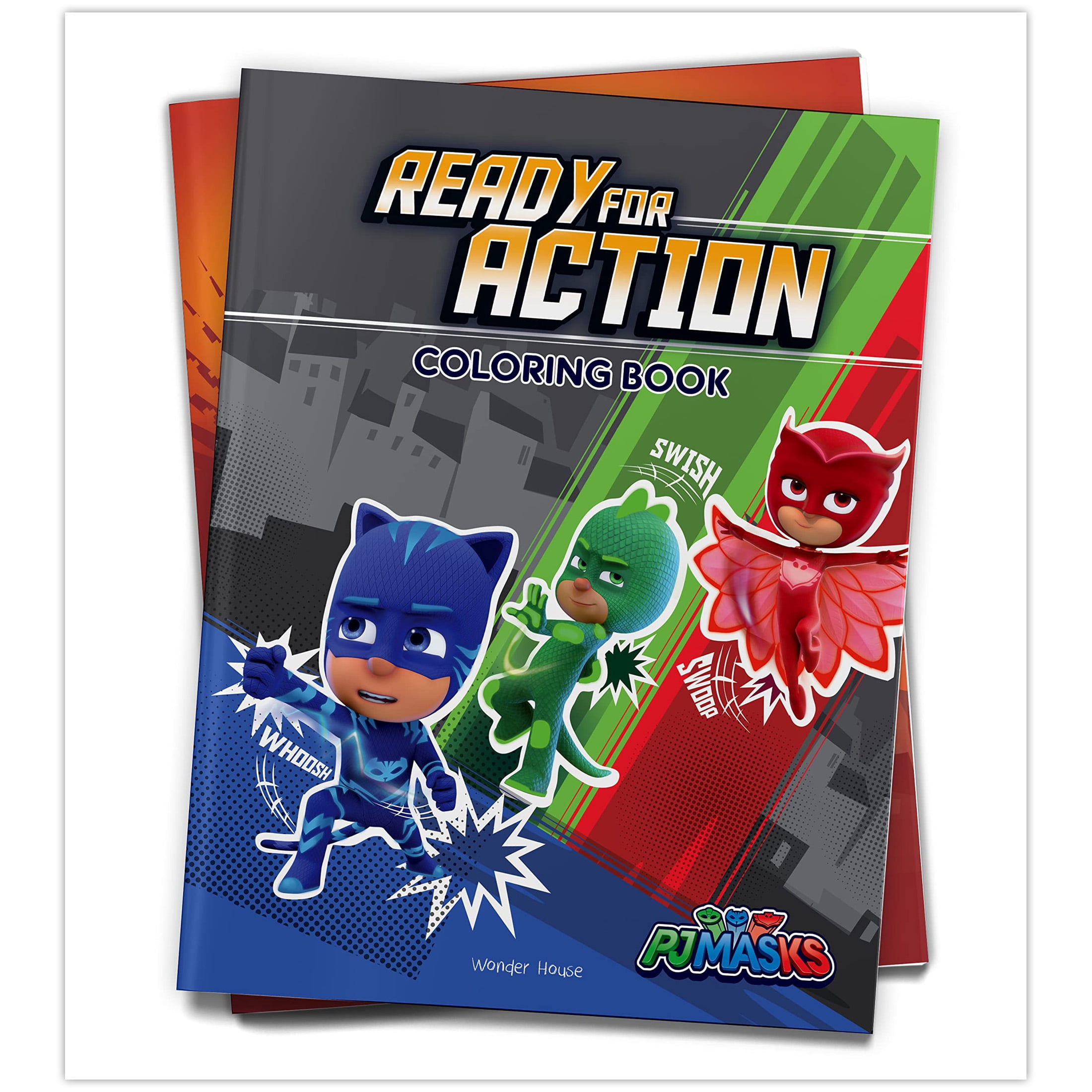 PJ Masks - Ready For Action: Coloring Book For Kids - Walmart.com