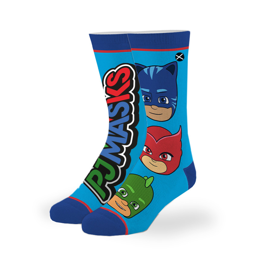 PJ Masks Split Big Kids Crew Socks - Walmart.com