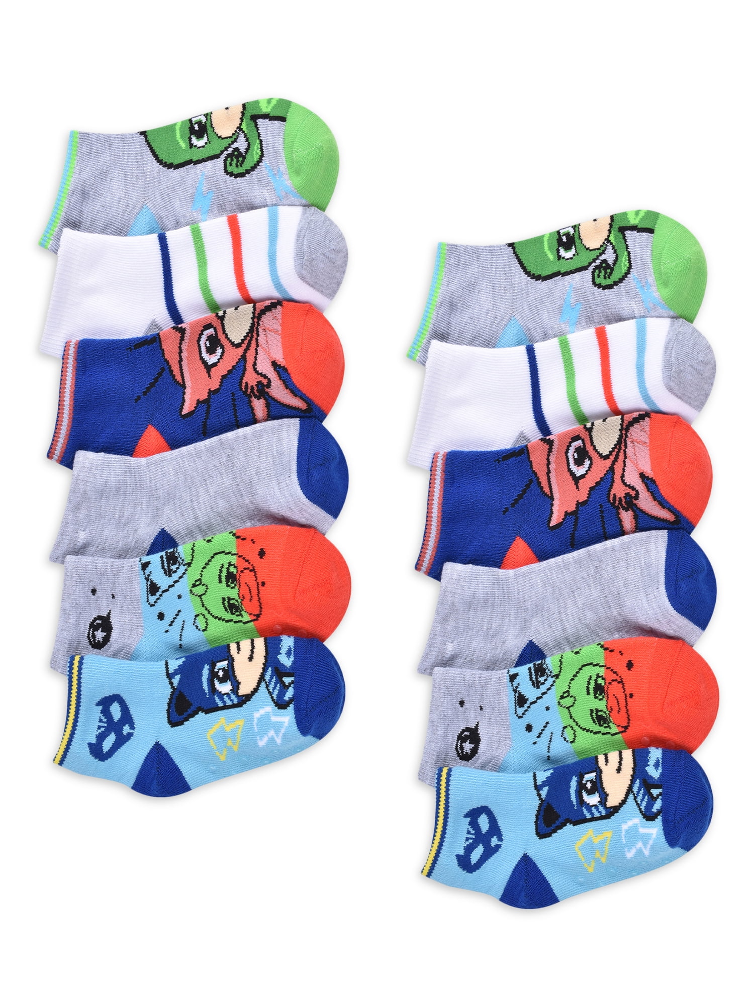PJ Masks Toddler Boy Low-Cut Socks, 12-Pack, Sizes 18M-5T - Walmart.com