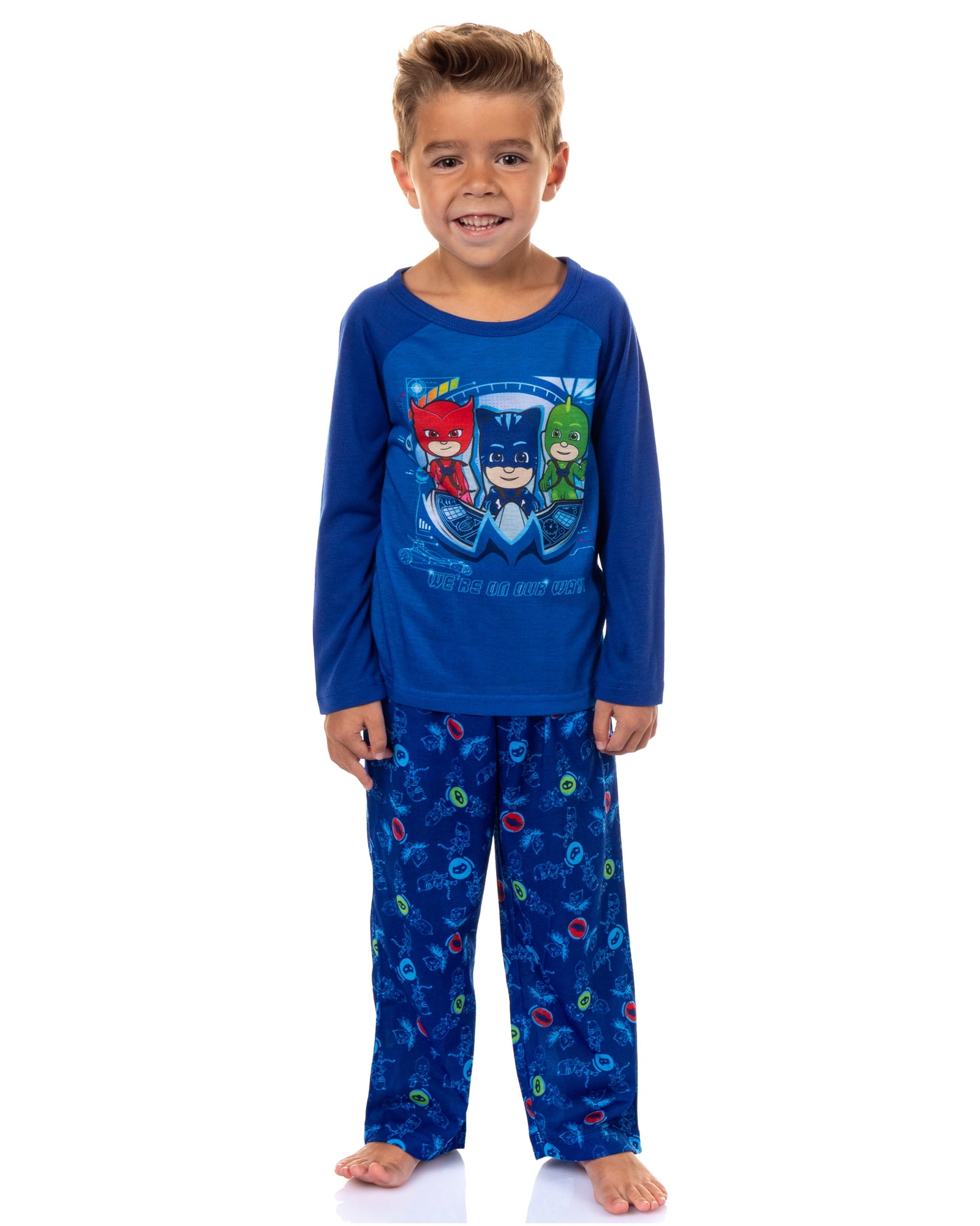 PJ Masks Toddler Boys' Gekko Catboy Owlette We're On Our Way Pajama Set ...