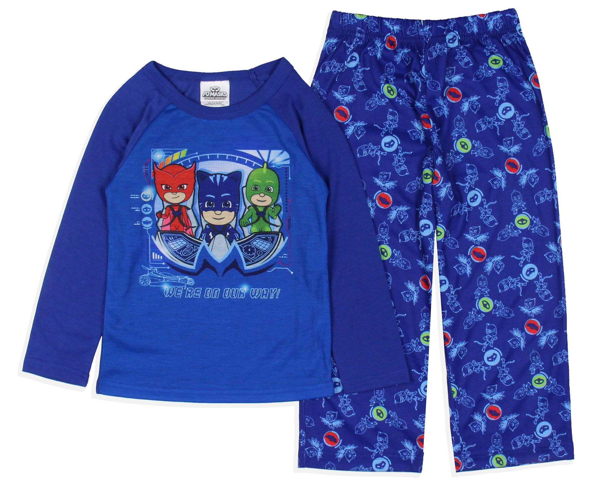 PJ Masks Toddler Boys' Gekko Catboy Owlette We're On Our Way Pajama Set ...
