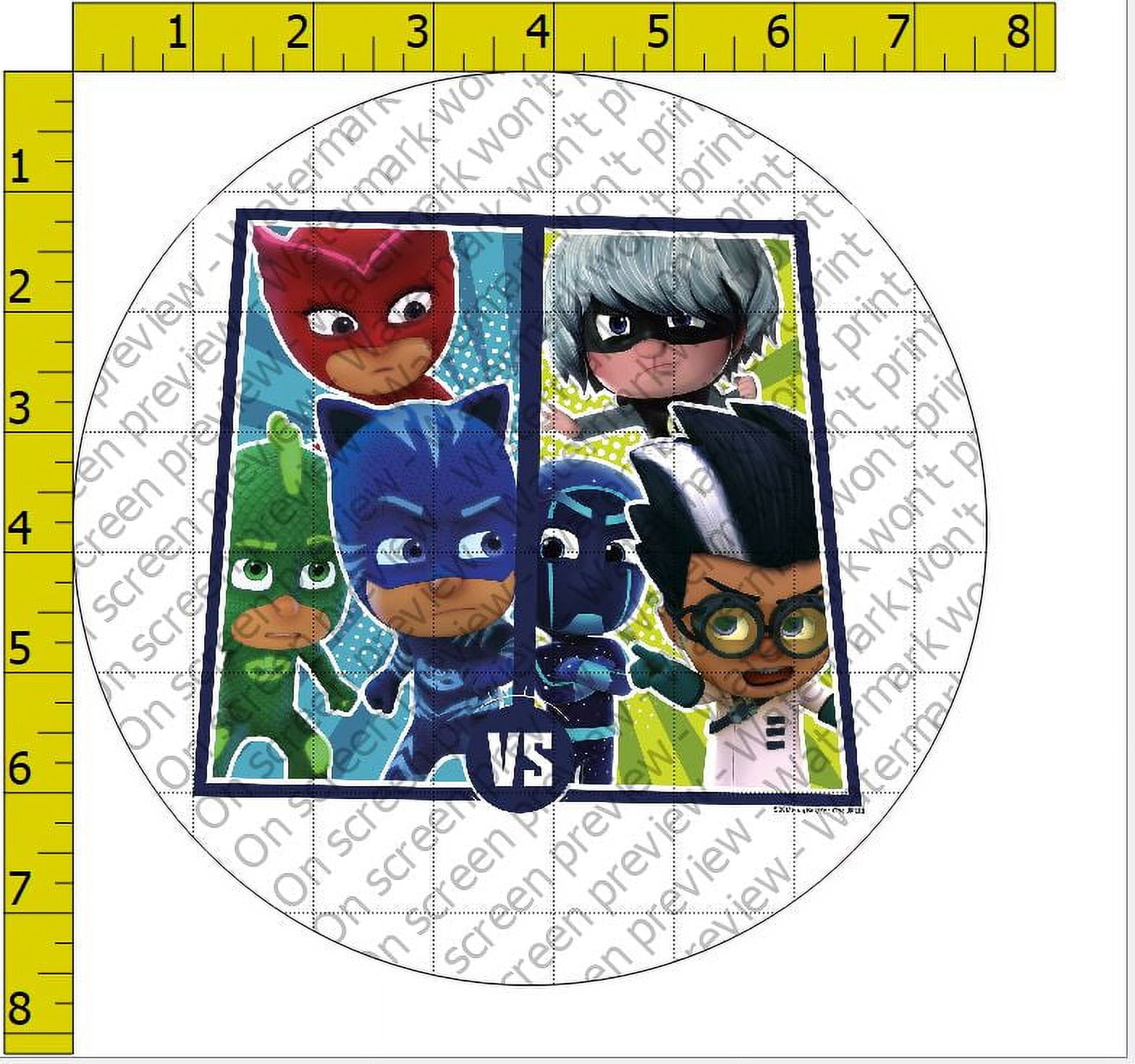 PJ Masks Versus Edible Cake Topper Image - 8" Round - Walmart.com