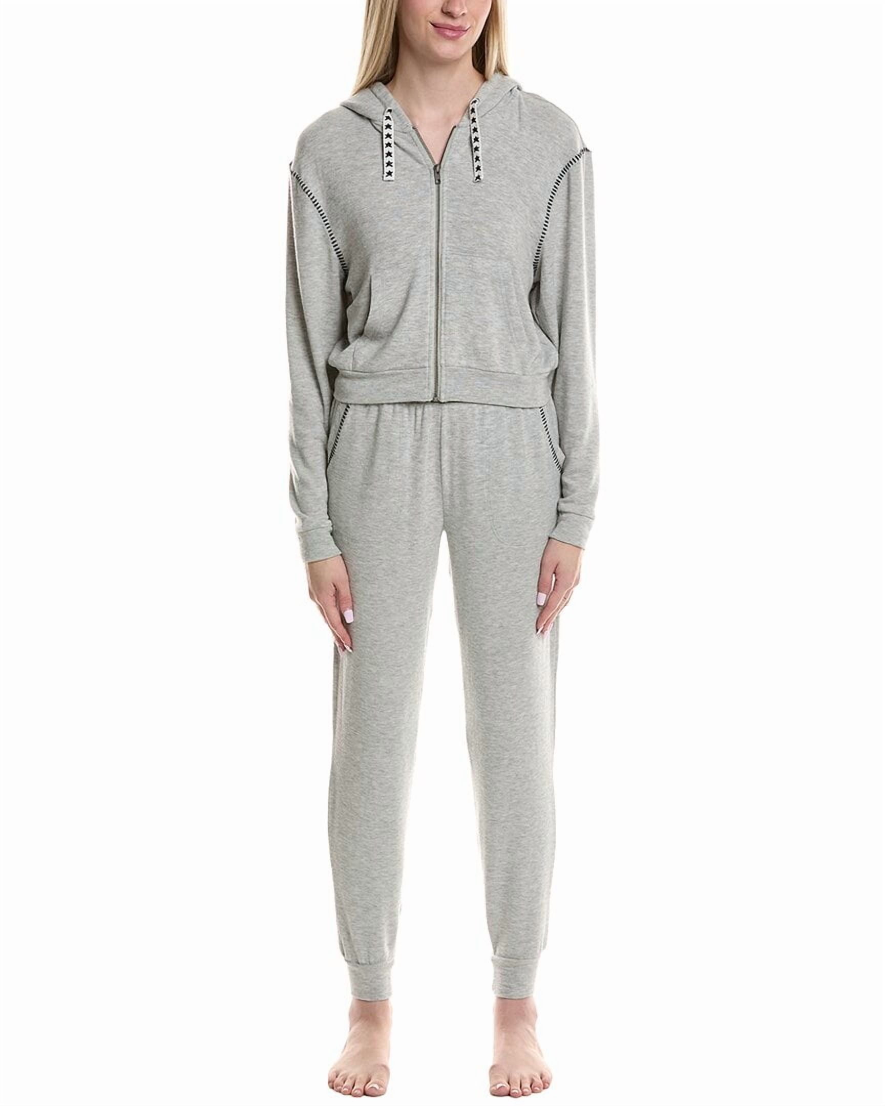 PJ Salvage womens 2pc Cozy & Chic Pajama Set, m, Gray - Walmart.com