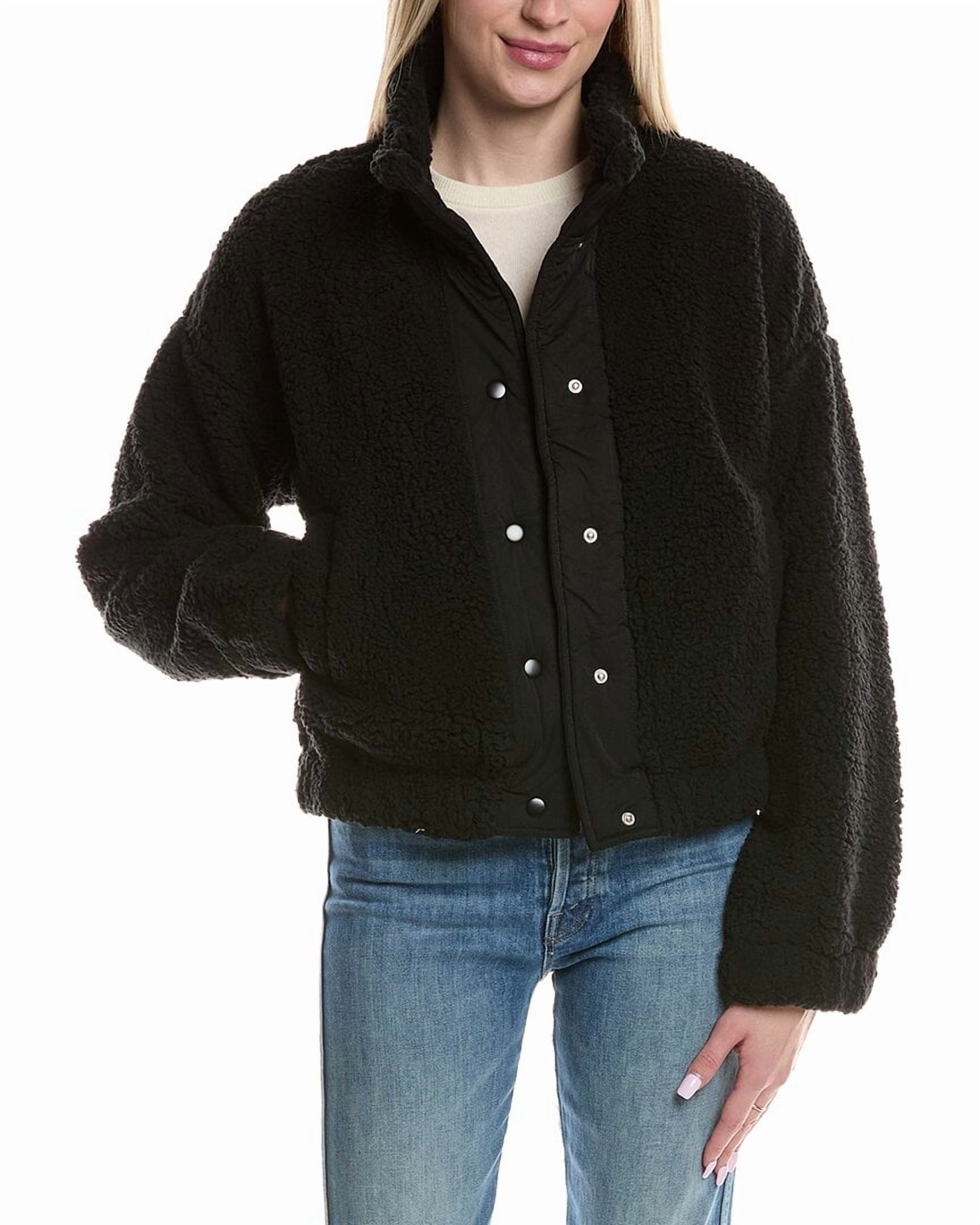 PJ Salvage womens Campfire Cozy Jacket, s, Black - Walmart.com