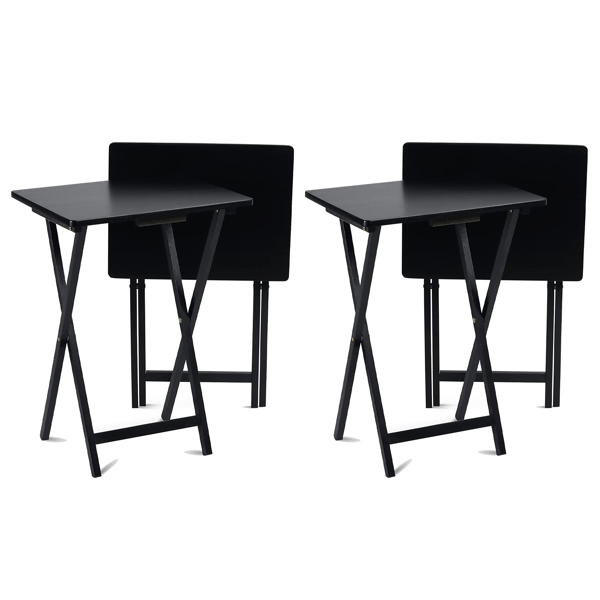 Free Shipping! PJ Wood Portable Folding TV Snack Tray Table Desk Stand ...