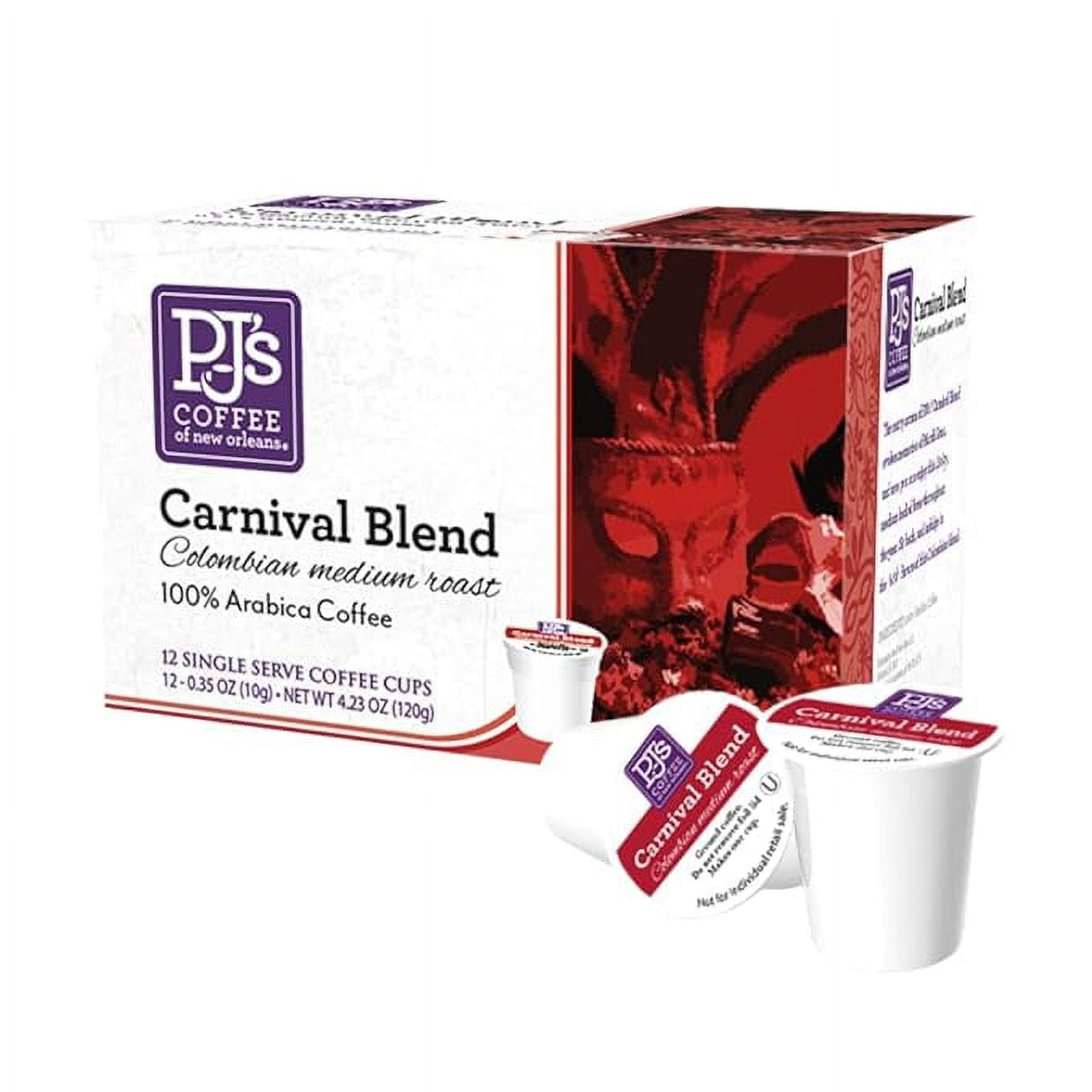 PJ's Coffee Carnival Blend Coffee, Single Serve 12-pk. - Walmart.com
