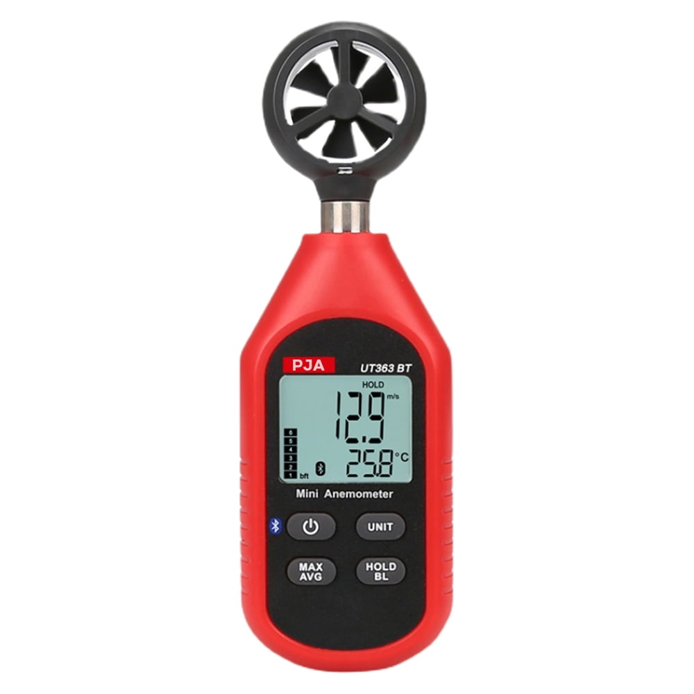 PJA Anemometers, 3 in 1 Handheld Anemometer Wind Speed Meter Gauge ...